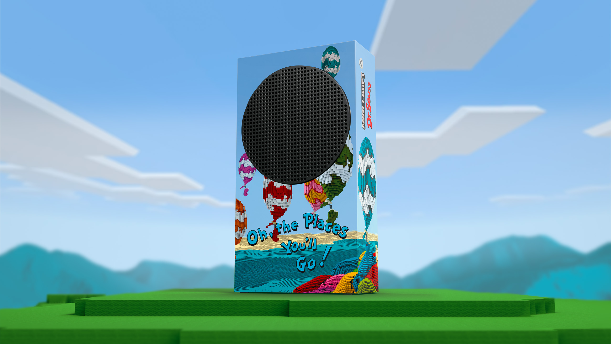 Dr. Seuss x Minecraft - Custom Xbox Series S - TAKEOFF Creative